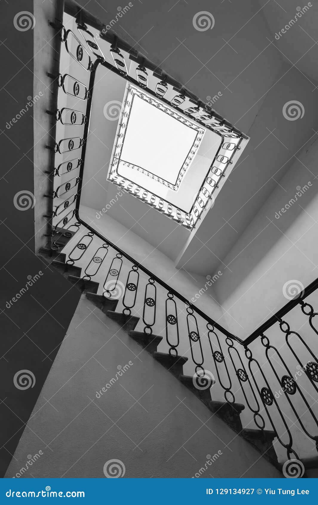 Square staircase stock image. Image of pattern, exit - 129134927