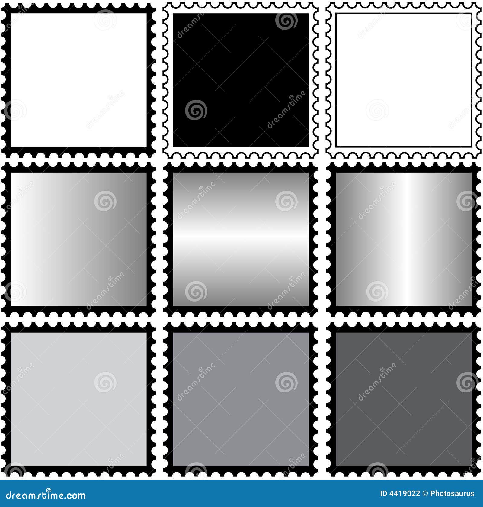 Square Stamps Vector Repeat Pattern | CartoonDealer.com #278863213
