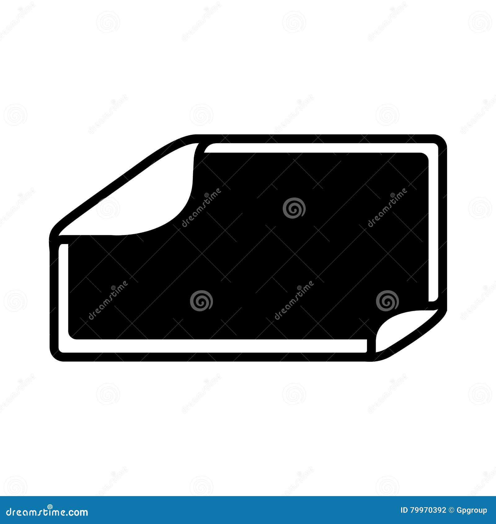Square sticker icon stock vector. Illustration of emblem - 79970392