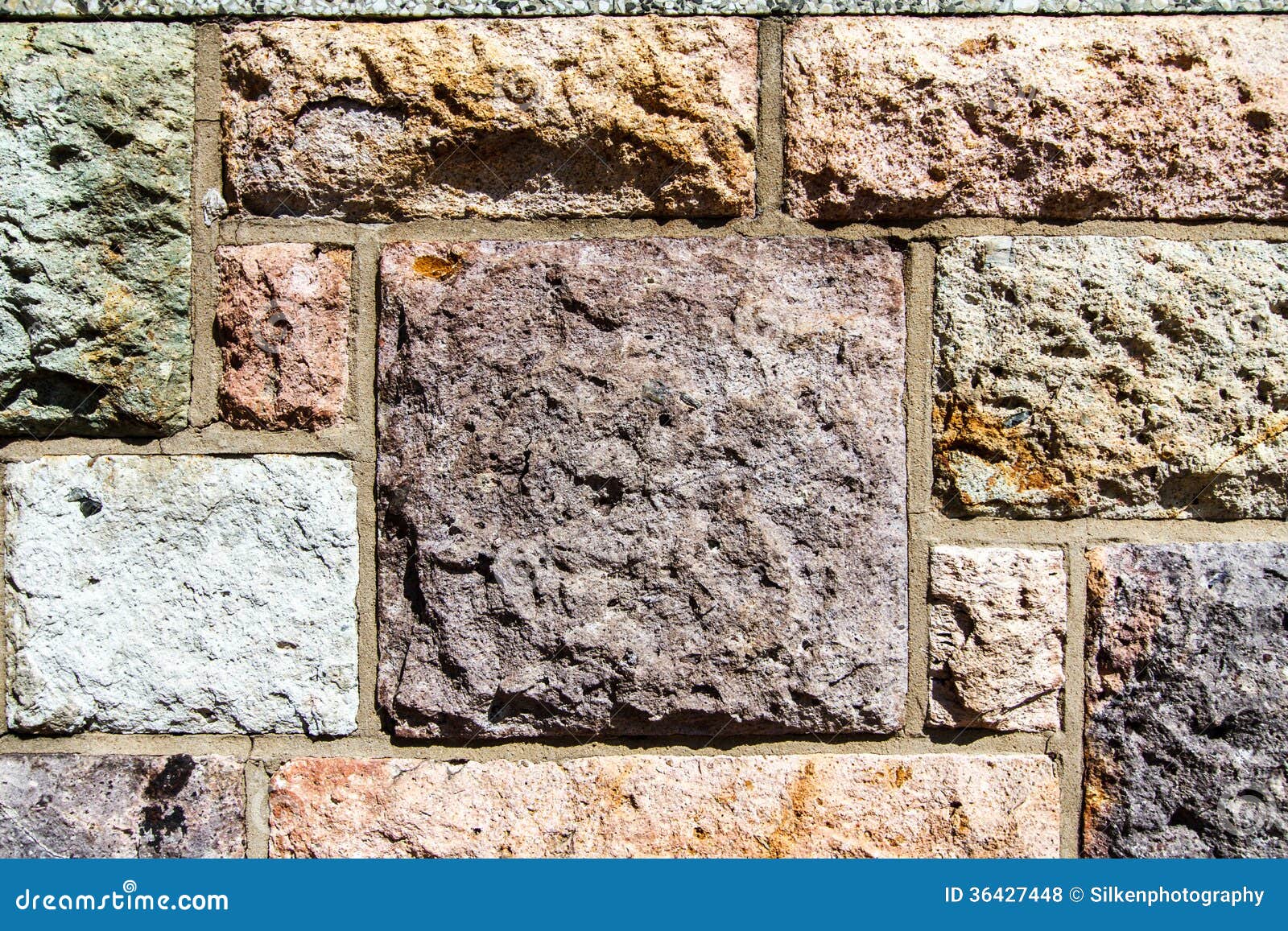 Square Stone Rock Wall stock photo. Image of exterior - 36427448