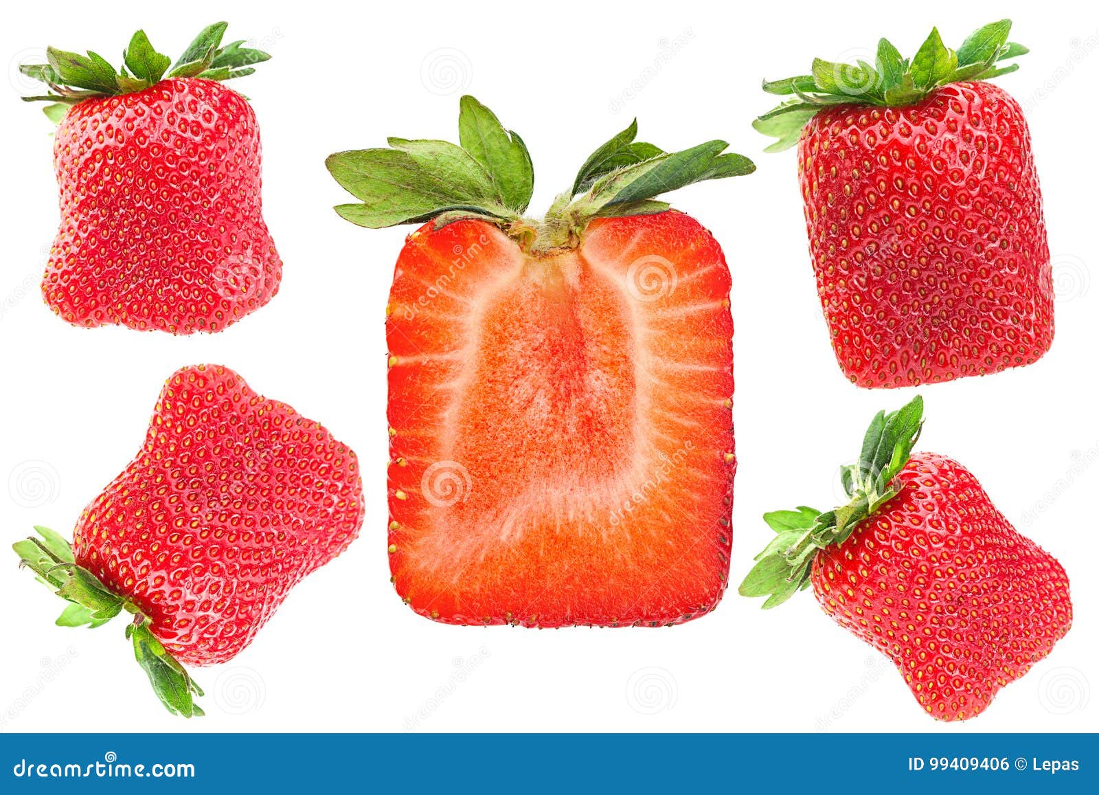 Square Strawberry Collection Stock Photo - Image of view, food: 99409406