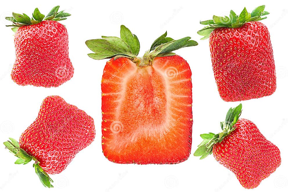 Square Strawberry Collection Stock Photo - Image of view, food: 99409406