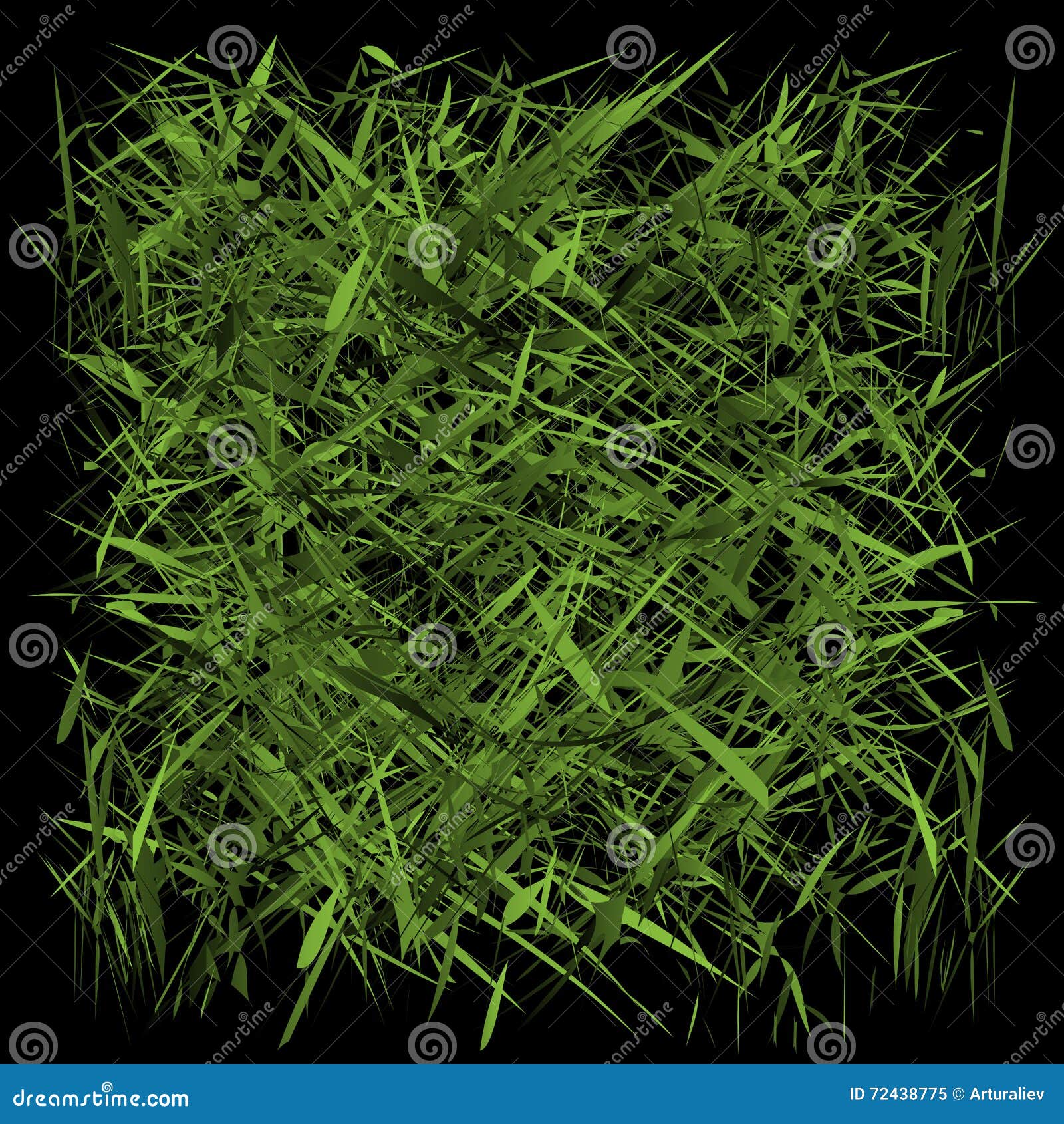 Square of stylized grass stock vector. Illustration of concept - 72438775