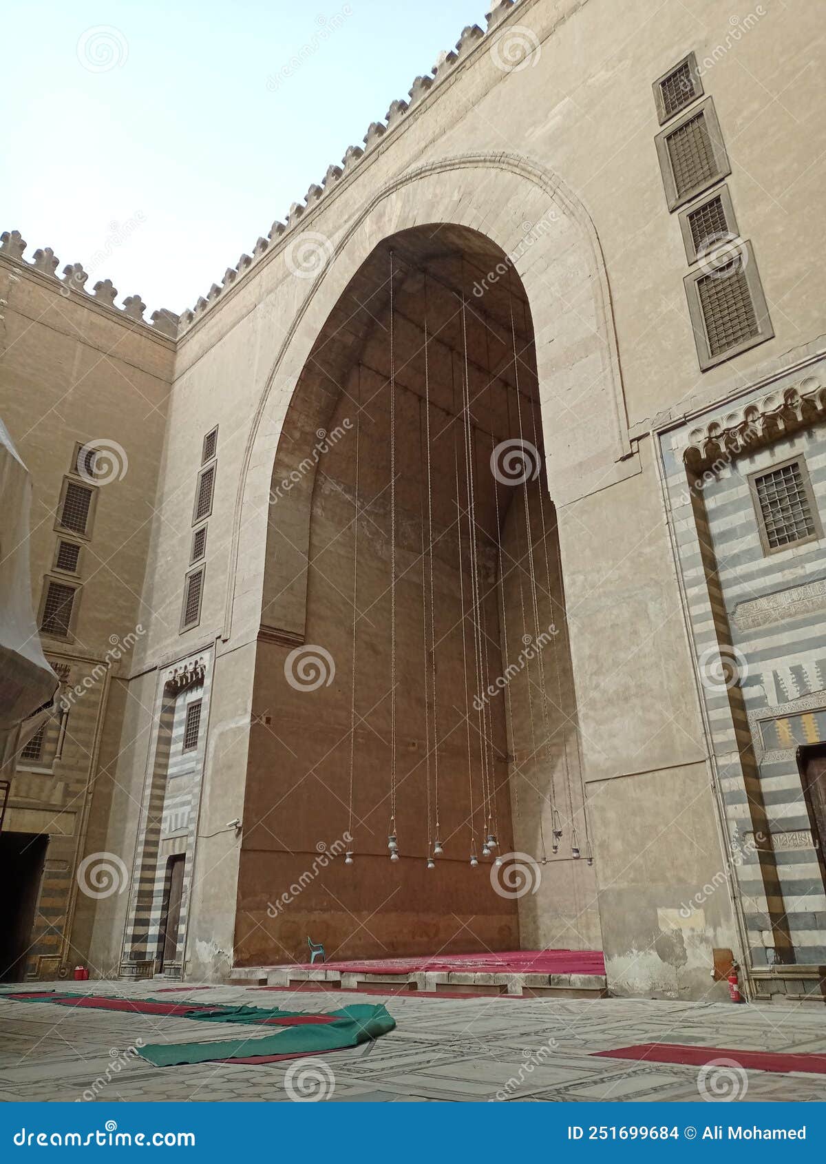 Sultan Hassan Mosque stock photo. Image of temple, chapel - 251699684