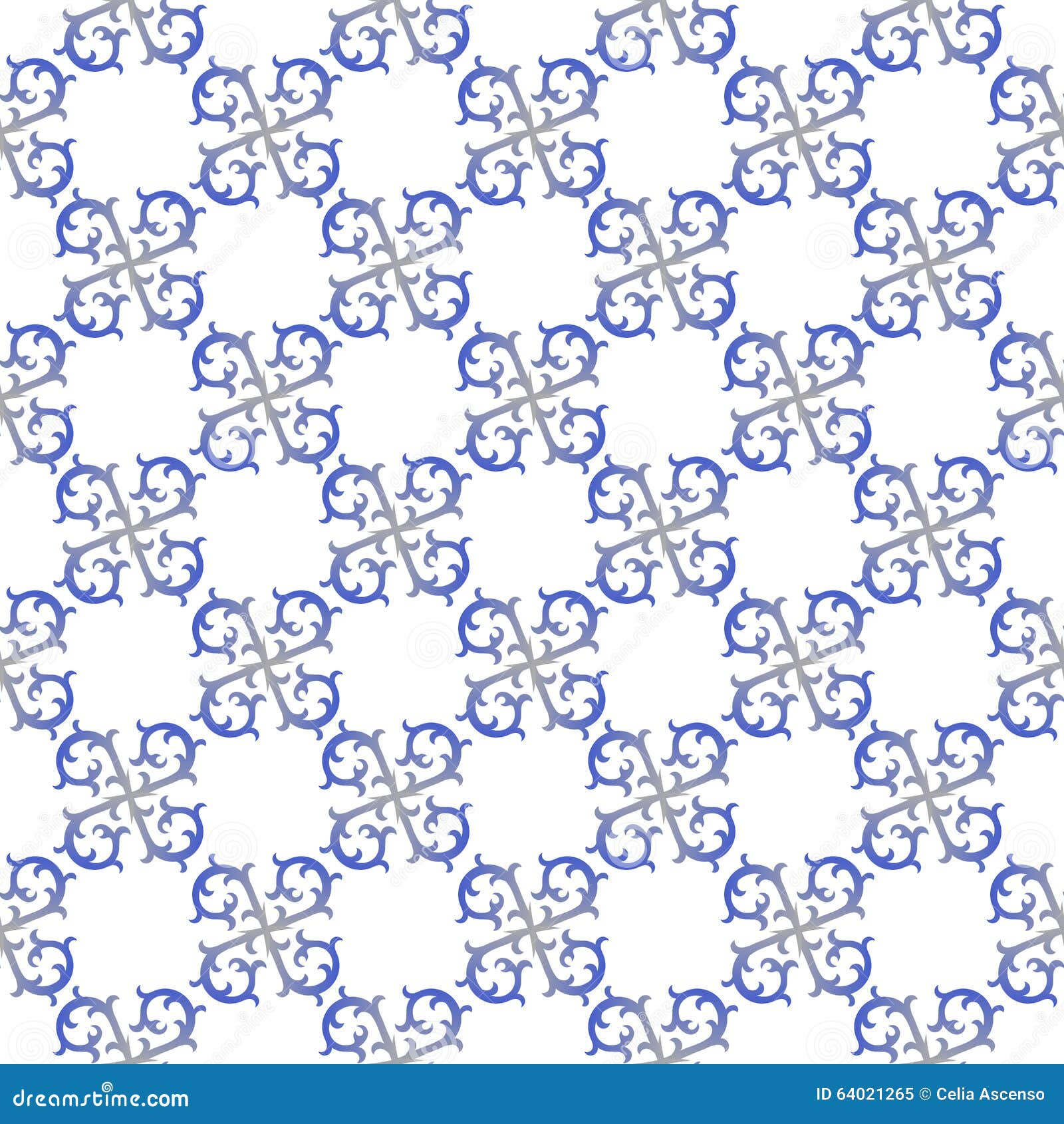 Square Swirl Tile Seamless Pattern Stock Illustration - Illustration of ...