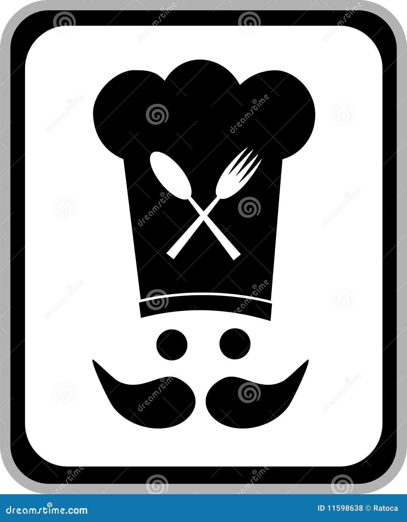 Square symbol cook stock vector. Illustration of salt - 11598638