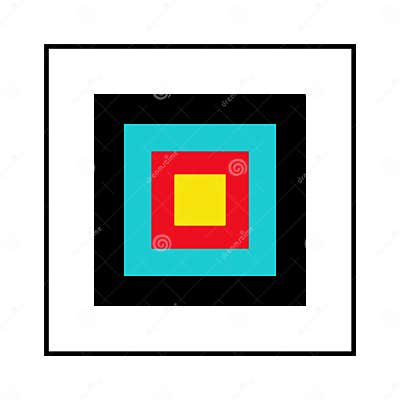 Square target stock illustration. Illustration of clip - 1024565