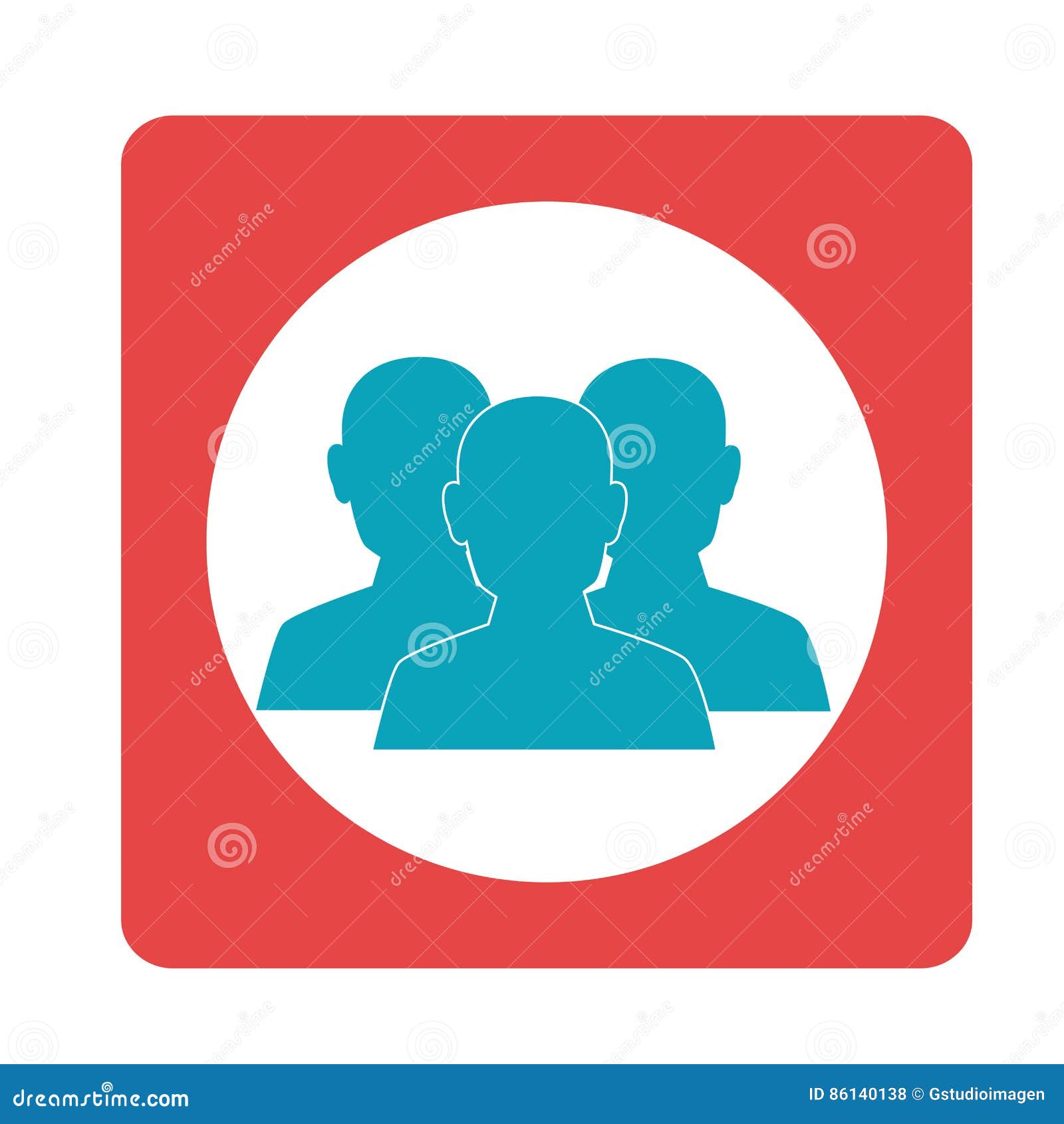 Square Teamwork for Bussines in Meeting Stock Vector - Illustration of ...