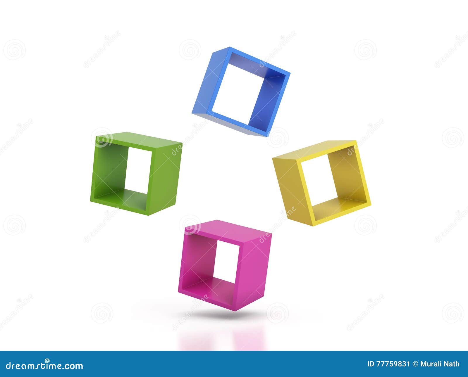 Square Template Layout for Business Stock Illustration - Illustration ...
