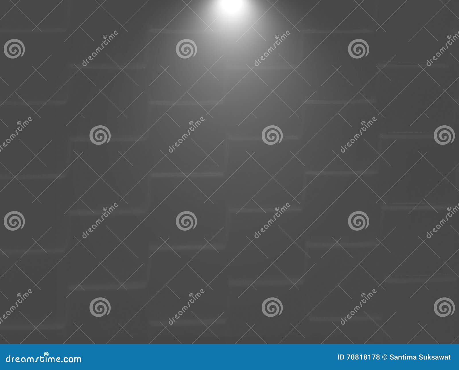 Square Textures on the Wall with Lighting Stock Photo - Image of lamp ...