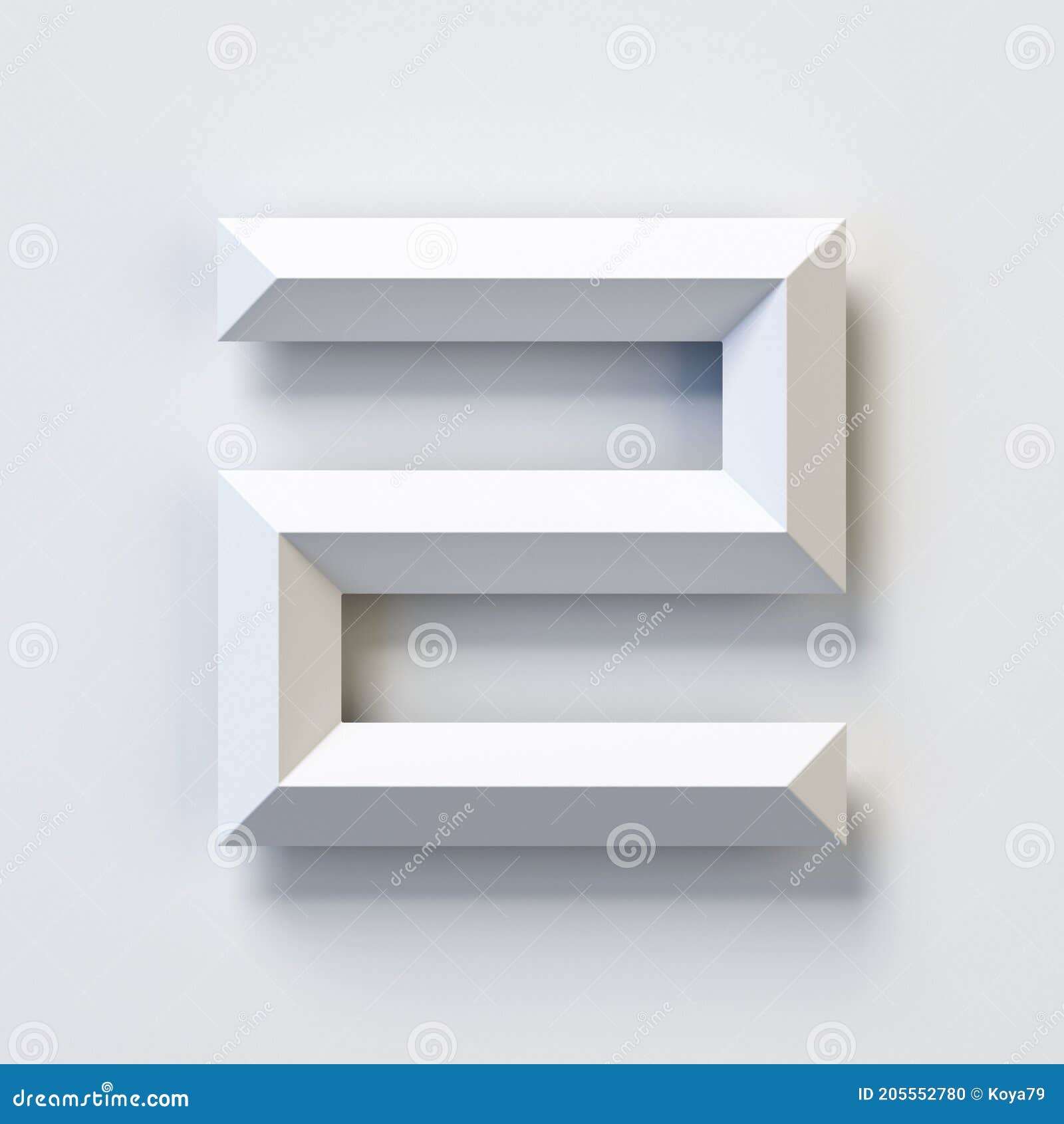 Square Three Dimensional Font, White, Simple, Geometric, Casting Shadow ...