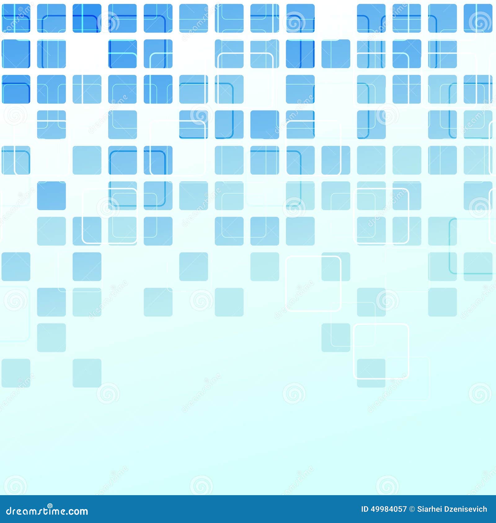 A Square Tile With Flowers, Monochromatic Drawing Vector Illustration ...