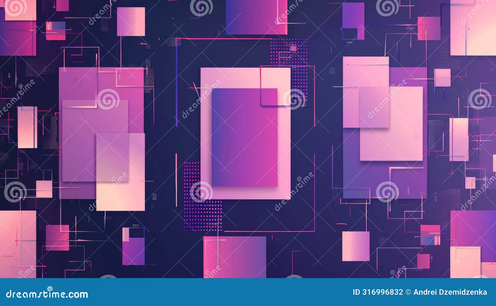 With Square Tiles, this is an Abstract Template for Horizontal ...