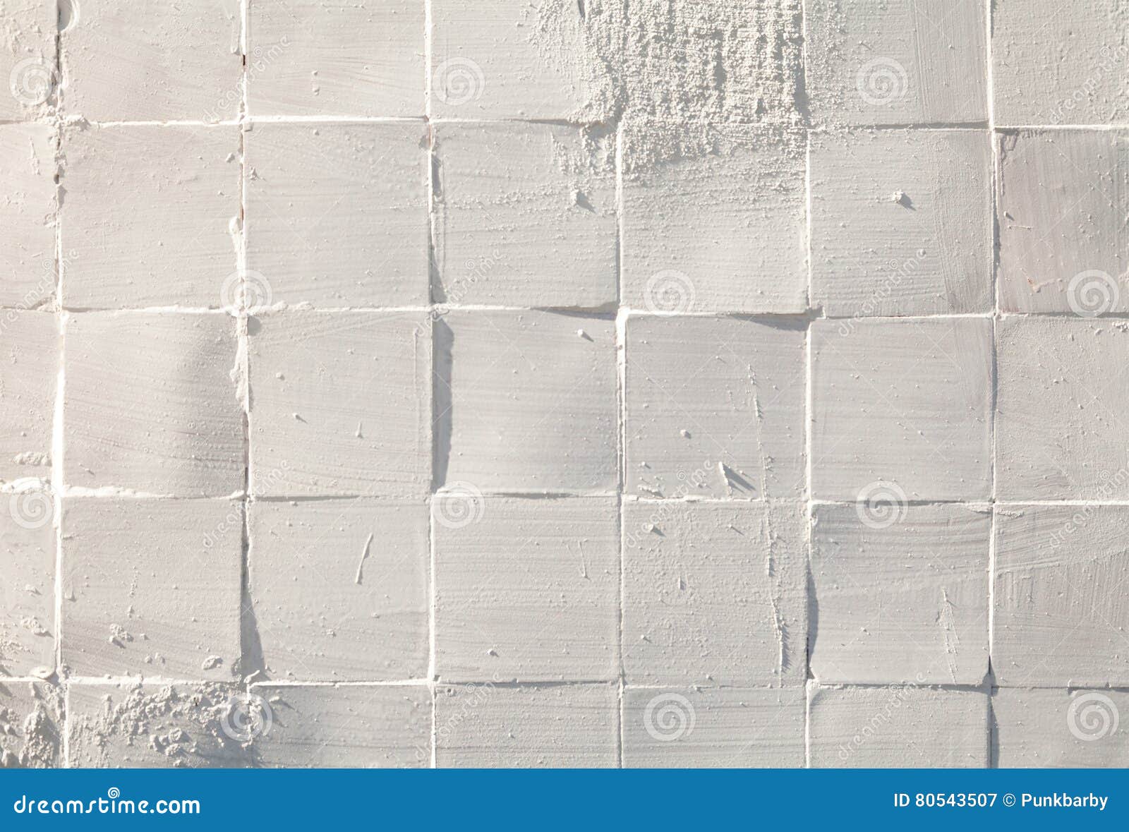Square Tiles Ceramic Painted White Rough Textured Wall Pattern ...