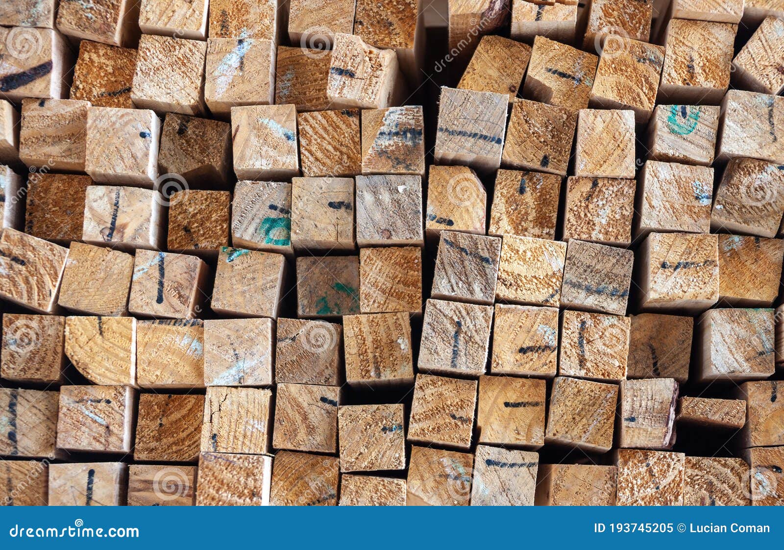 Square timber stock image. Image of wood, square, environment - 193745205