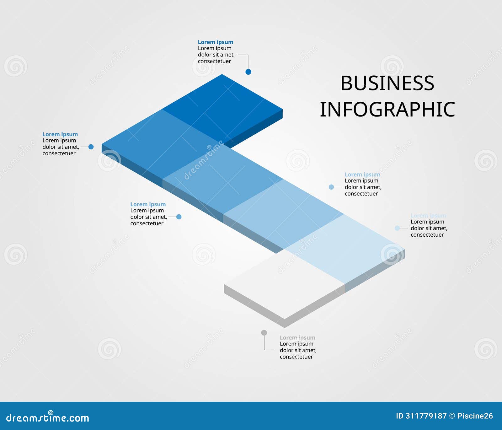 Square Timeline Graph Chart Template for Infographic for Presentation ...