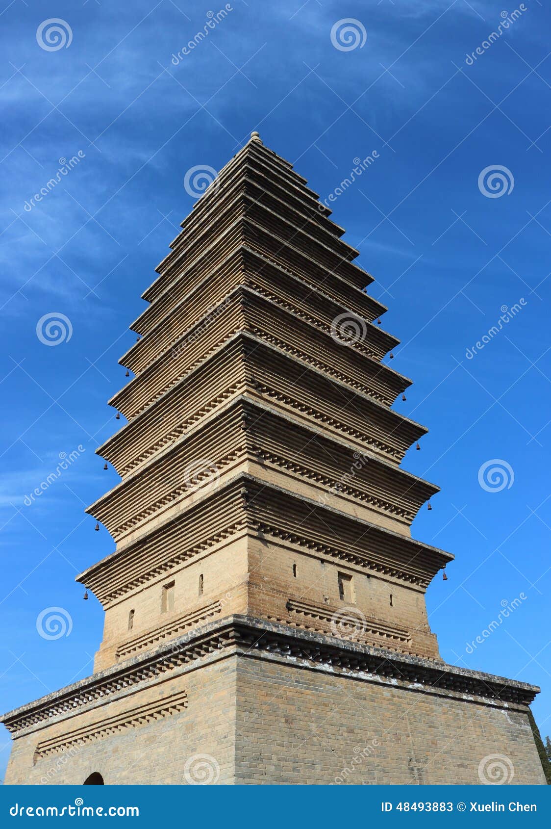 Square tower stock image. Image of tower, worship, multistorey - 48493883