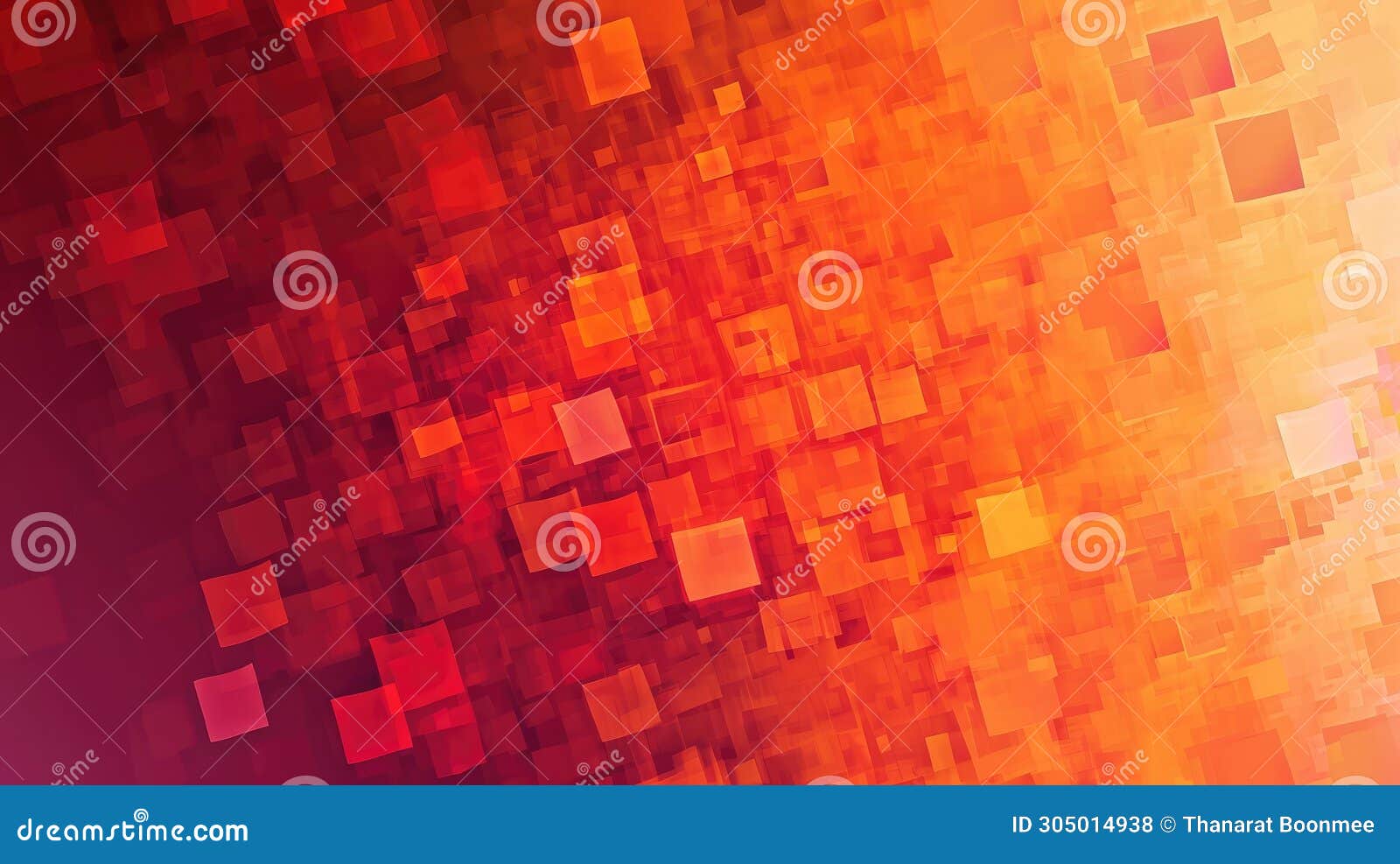Square Transition Abstract Background Blending from Orange To Red Hues ...