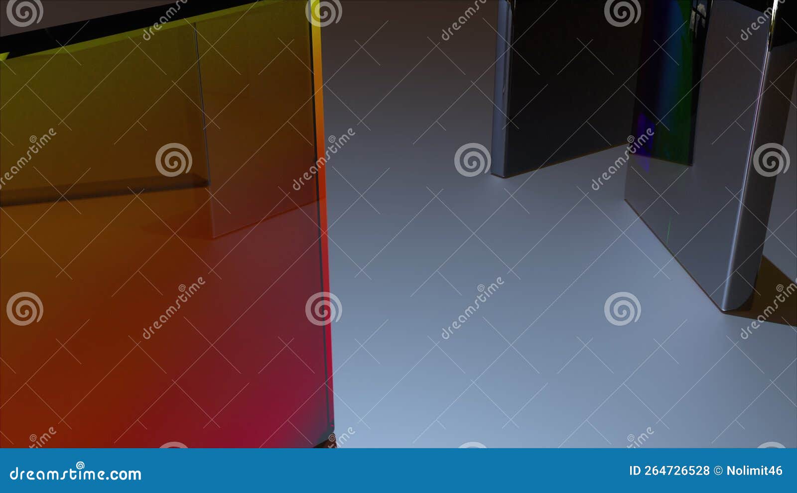 Square Translucent Glass Blocks Stock Illustration - Illustration of ...