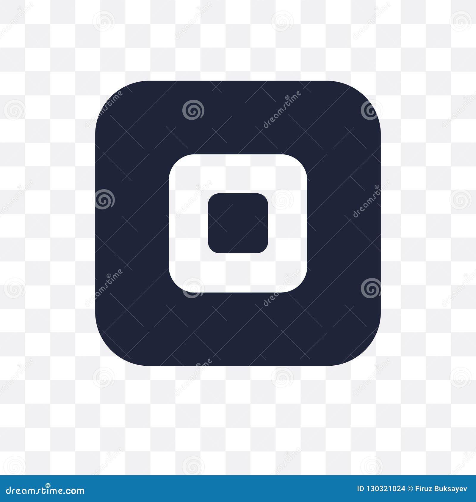 Square Transparent Icon. Square Symbol Design from Geometry Coll Stock ...