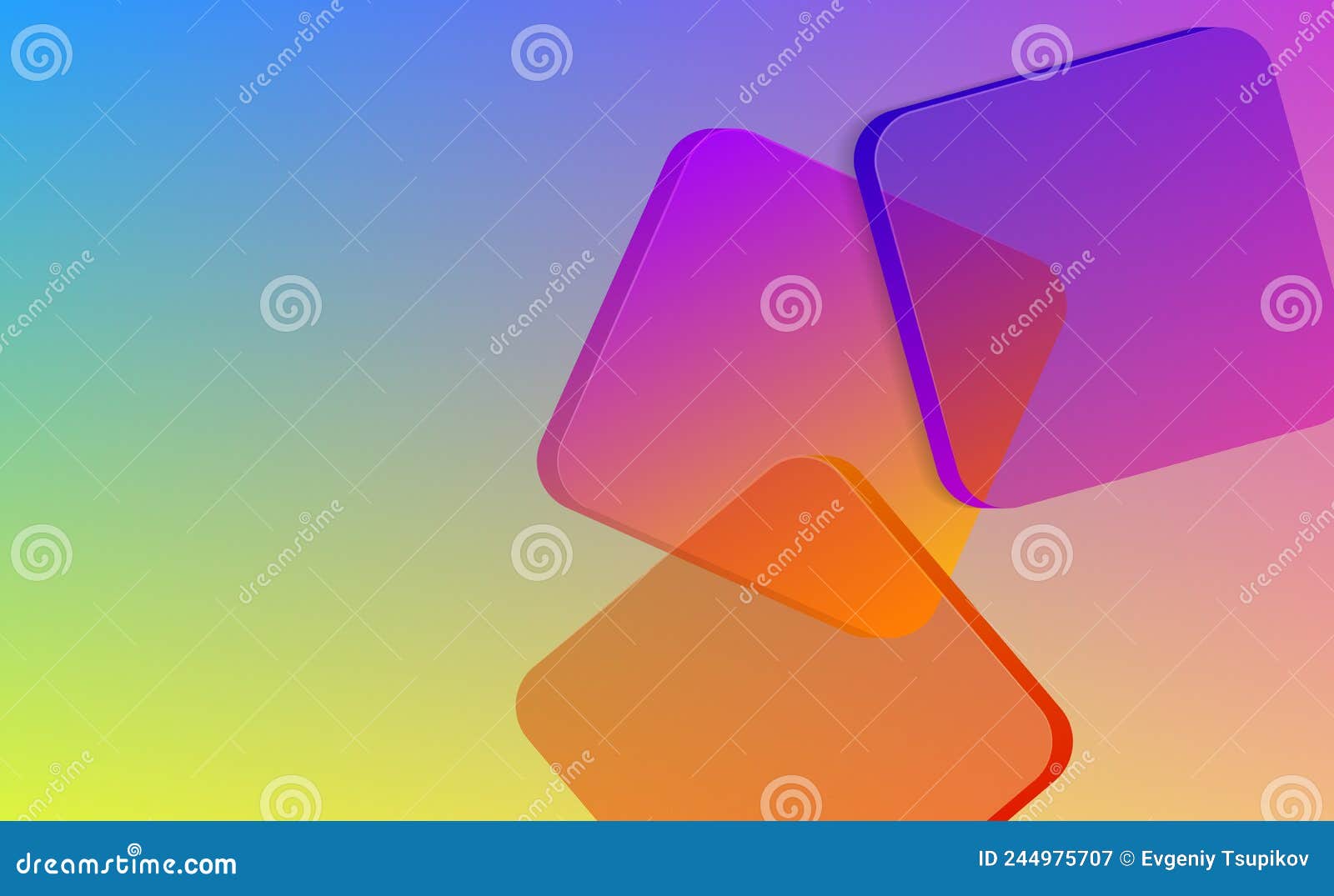 Square transparent plates. stock vector. Illustration of symbol - 244975707