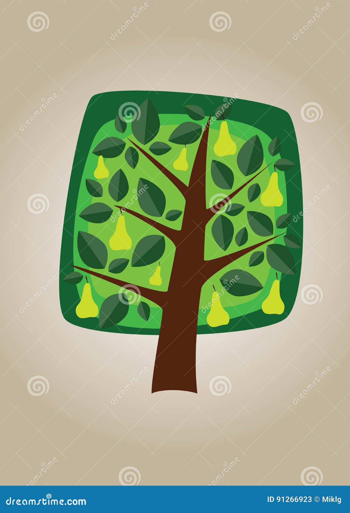 Square Tree 05 Stock Illustrations – 2 Square Tree 05 Stock ...