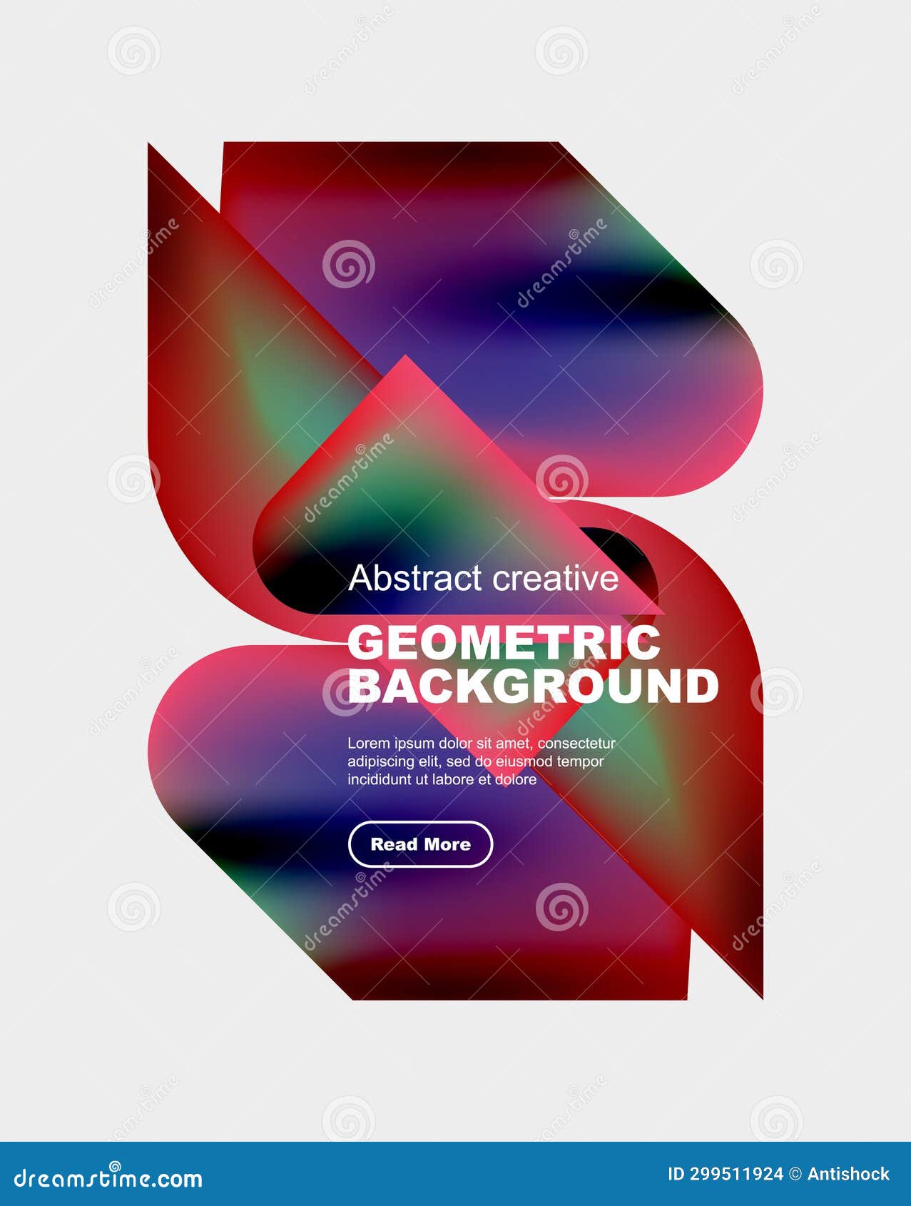 Square and Triangle Design with Fluid Gradients, Abstract Background ...