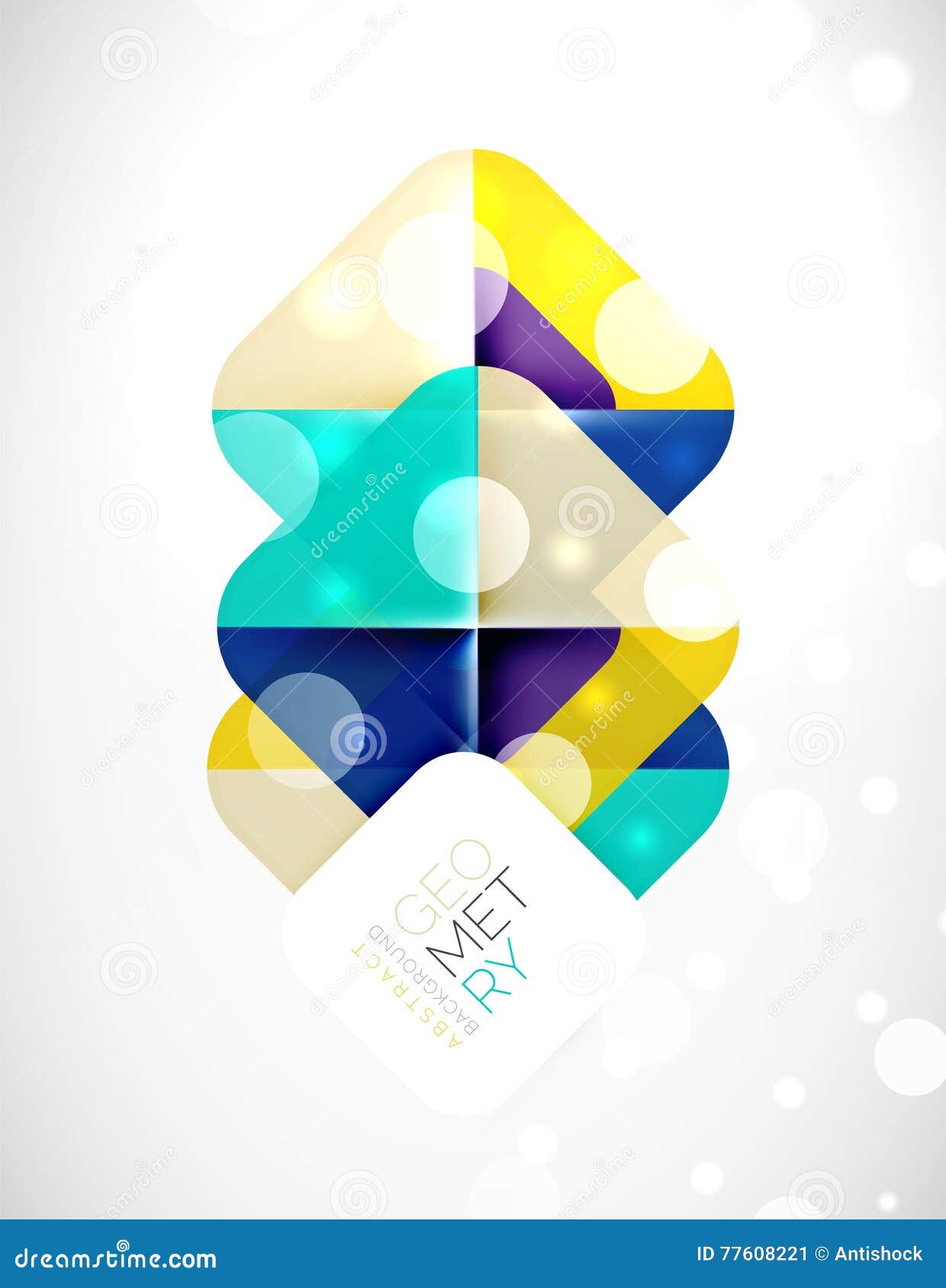 Square and Triangle Pattern Background Stock Vector - Illustration of ...