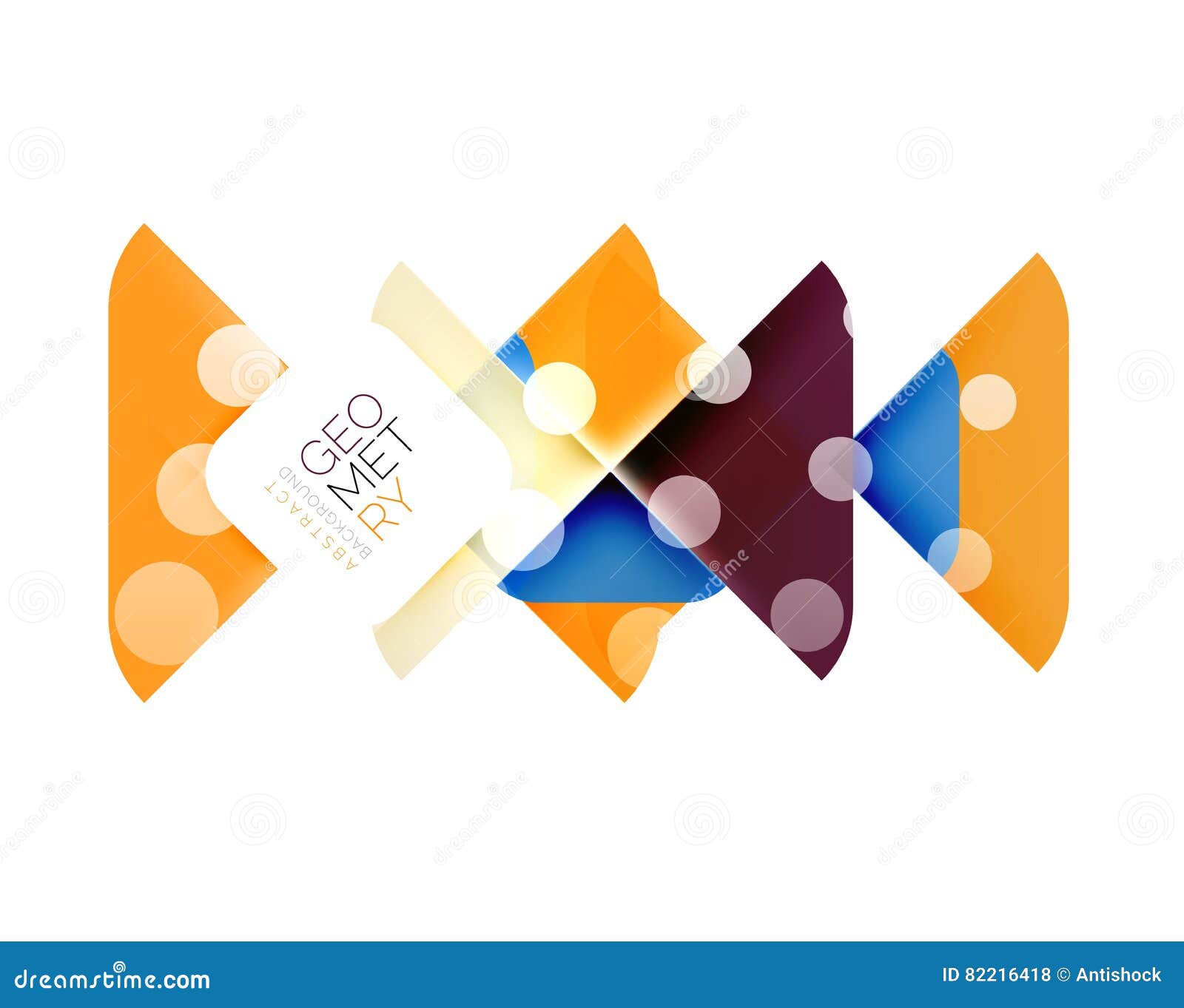 Square and Triangle Pattern Background Stock Vector - Illustration of ...