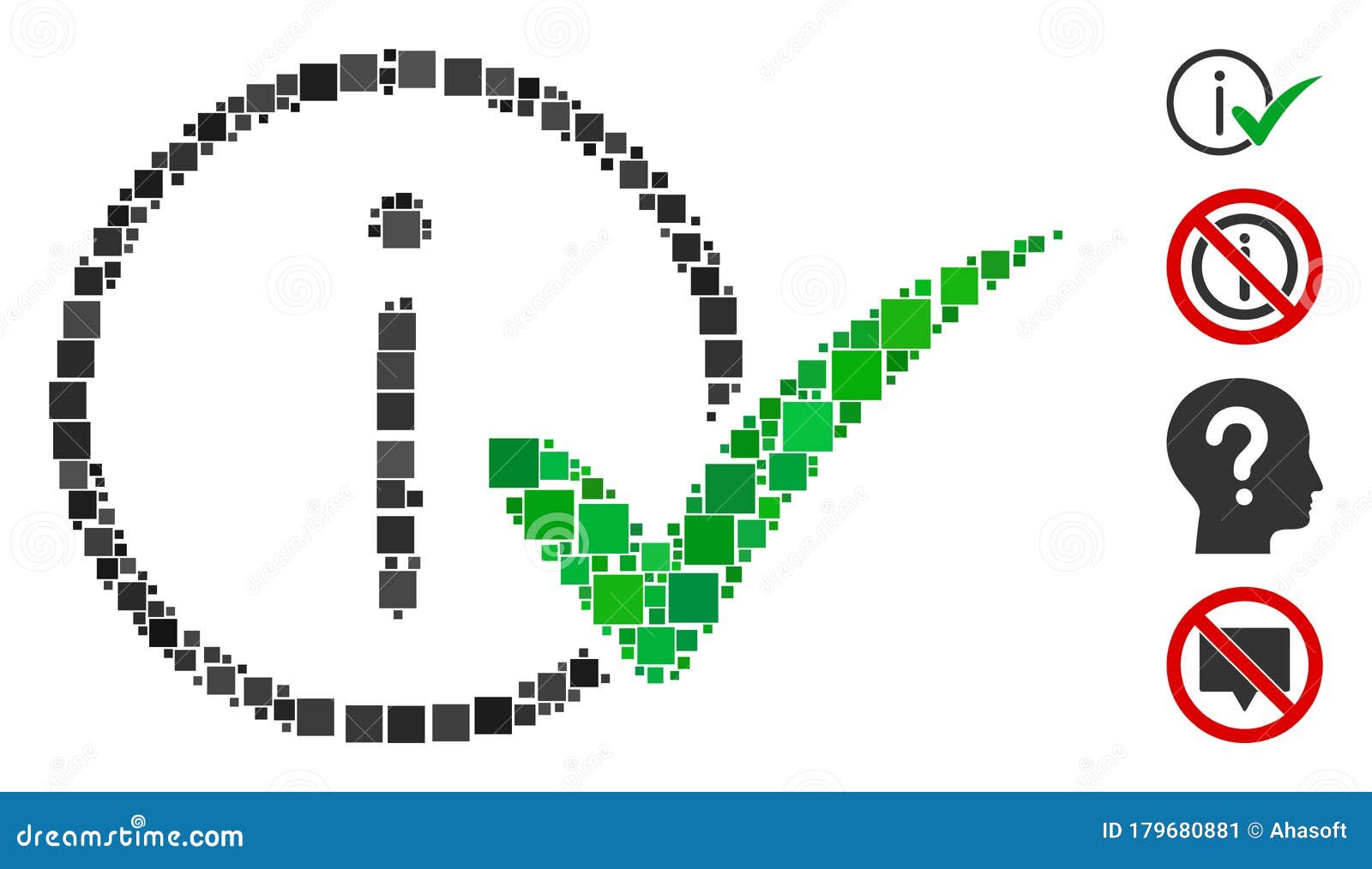 Square The Truth Icon Vector Collage | CartoonDealer.com #179687347