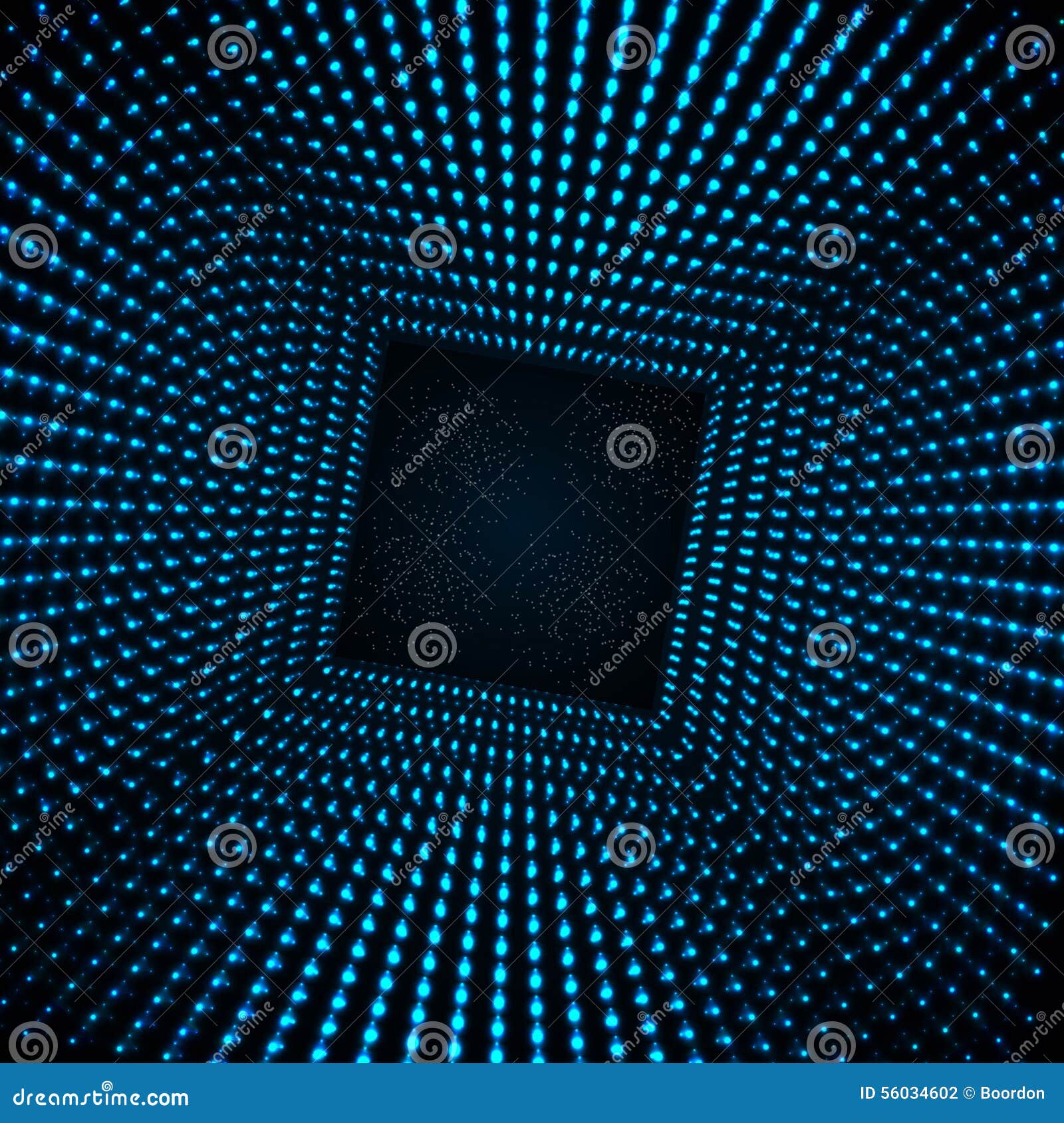 Blue Sparks And Stars Glitter Special Light Effect. Sparkling Magic ...