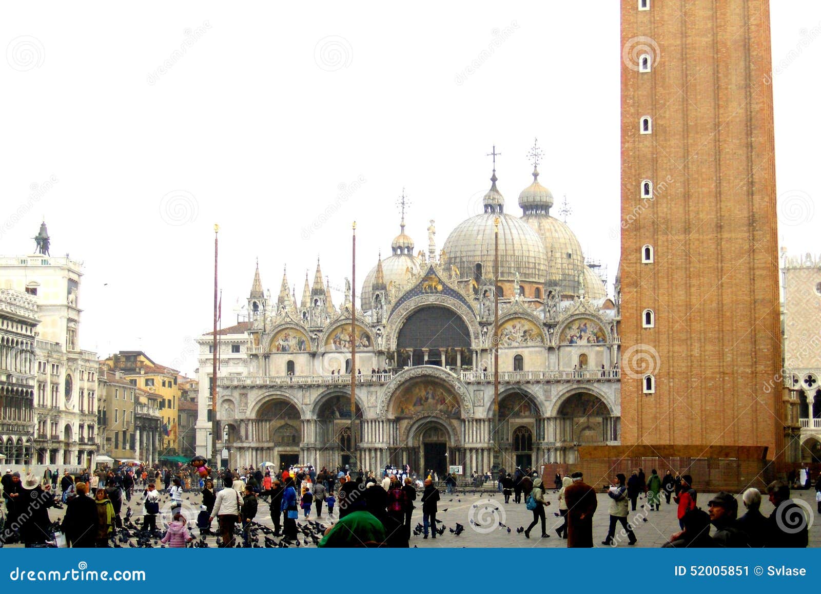 Square in Venice. editorial photo. Image of europa, time - 52005851