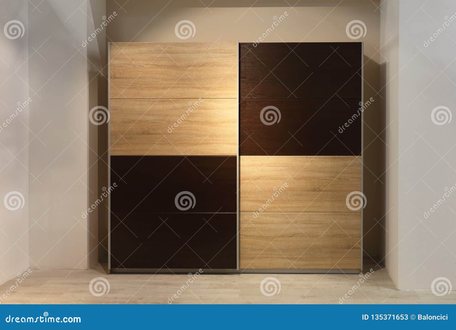 Square Wardrobe stock image. Image of wood, doors, closed - 135371653