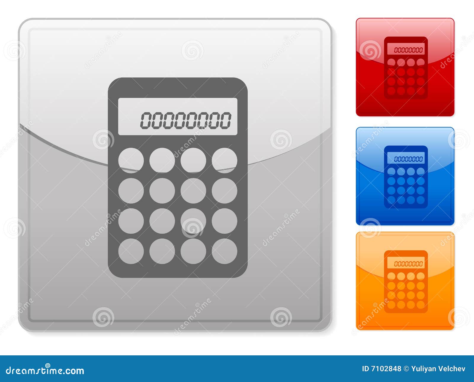 Set Of Buttons For The Calculator Stock Photography | CartoonDealer.com ...
