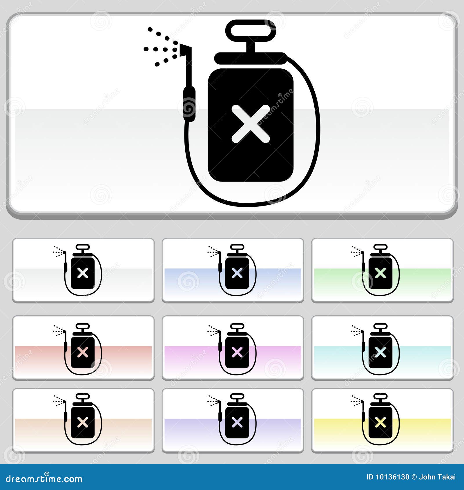 Poison Spray Bottles Toxins Pesticides Danger Warning Vector ...