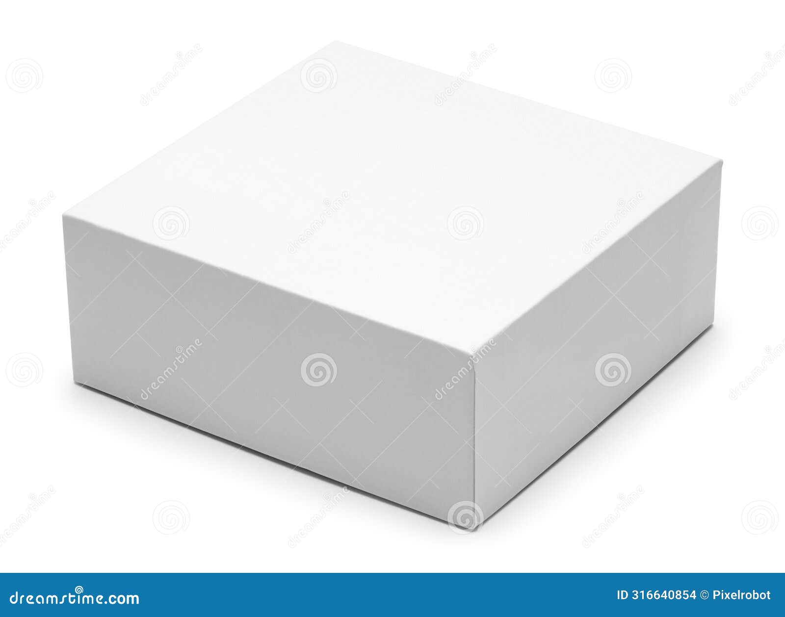 Square White Box stock photo. Image of view, blank, cardboard - 316640854