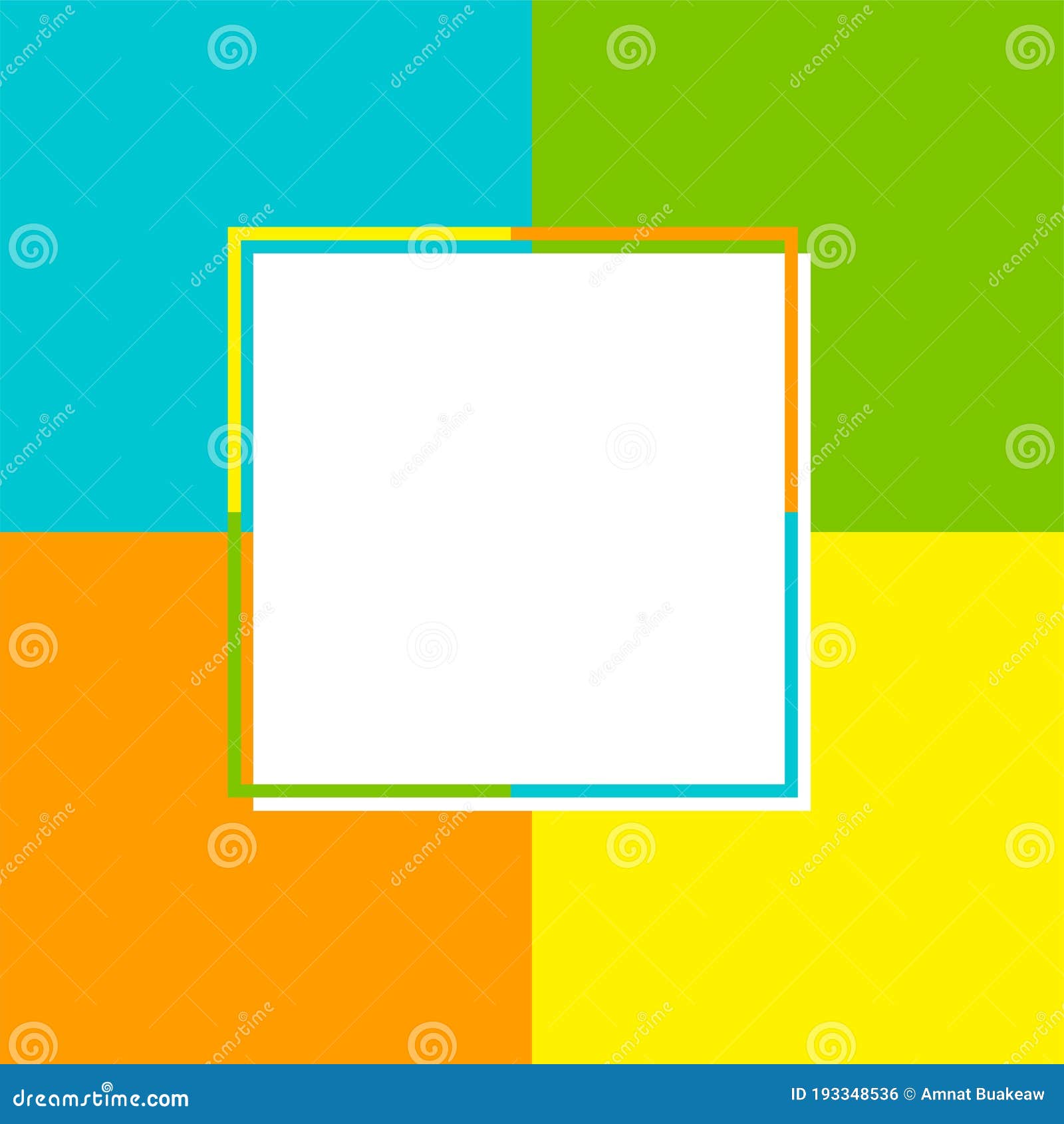 Square White on Pastel Soft Multicolour for Banner Background, Square ...