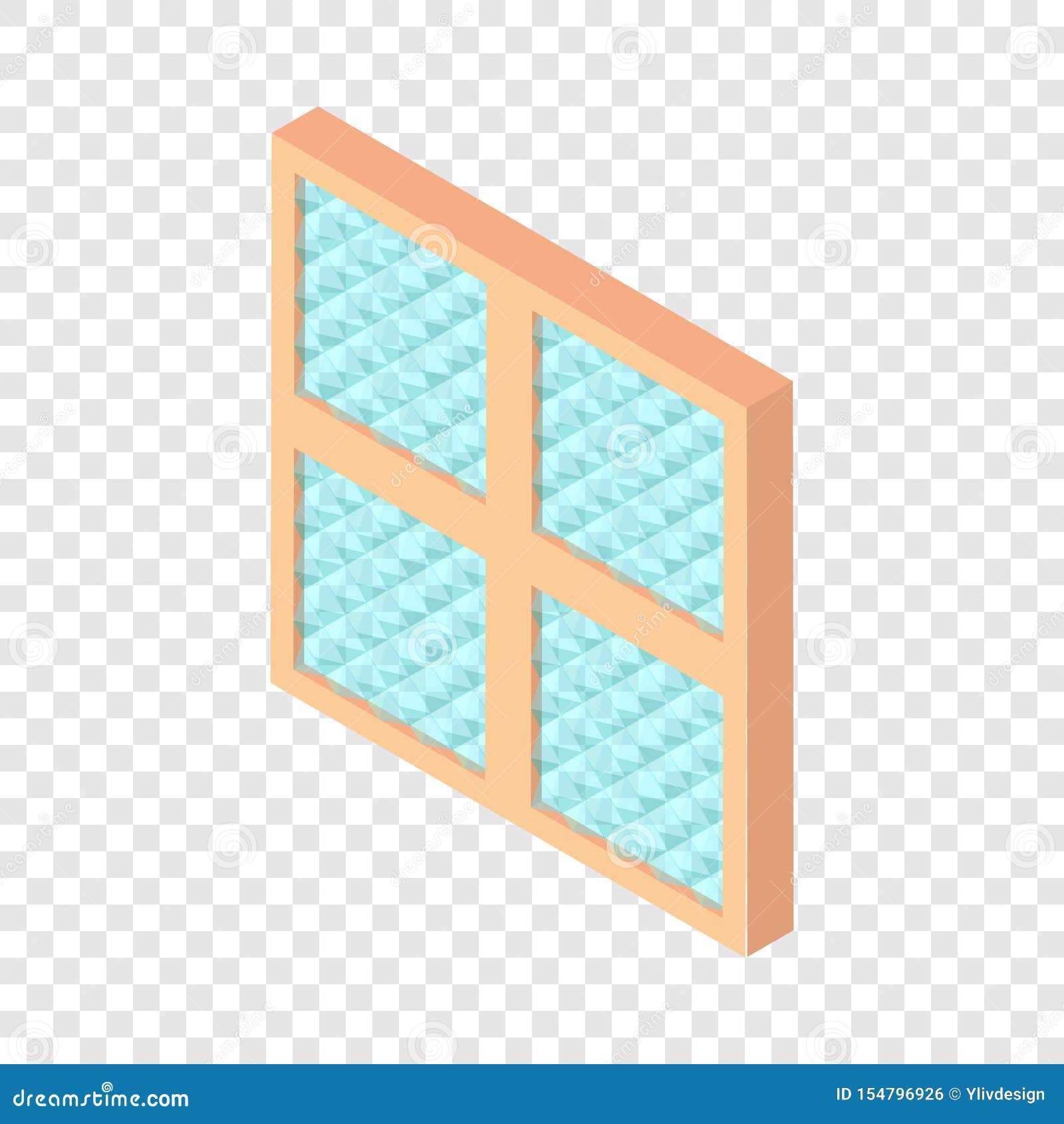 Square Window Frame Icon, Isometric 3d Style Stock Vector ...