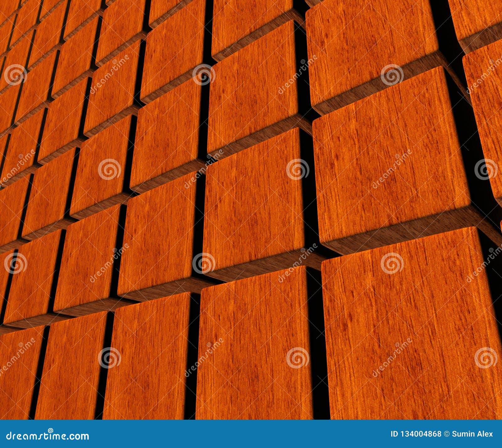 Square Wood Wall Background Stock Photo - Image of interior, nature ...