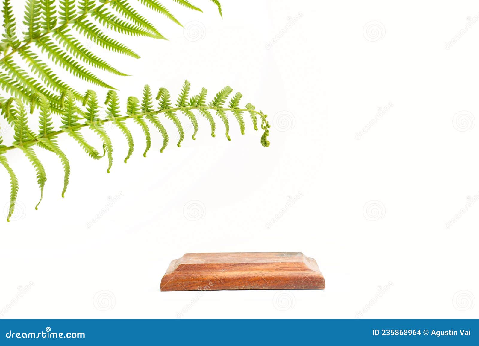 A Square Wooden Base on a White Background Stock Photo - Image of block ...