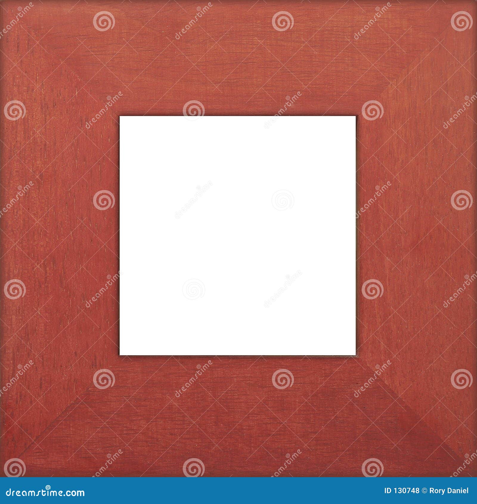 Square Wooden Photo Frame stock photo. Image of dark, brown - 130748