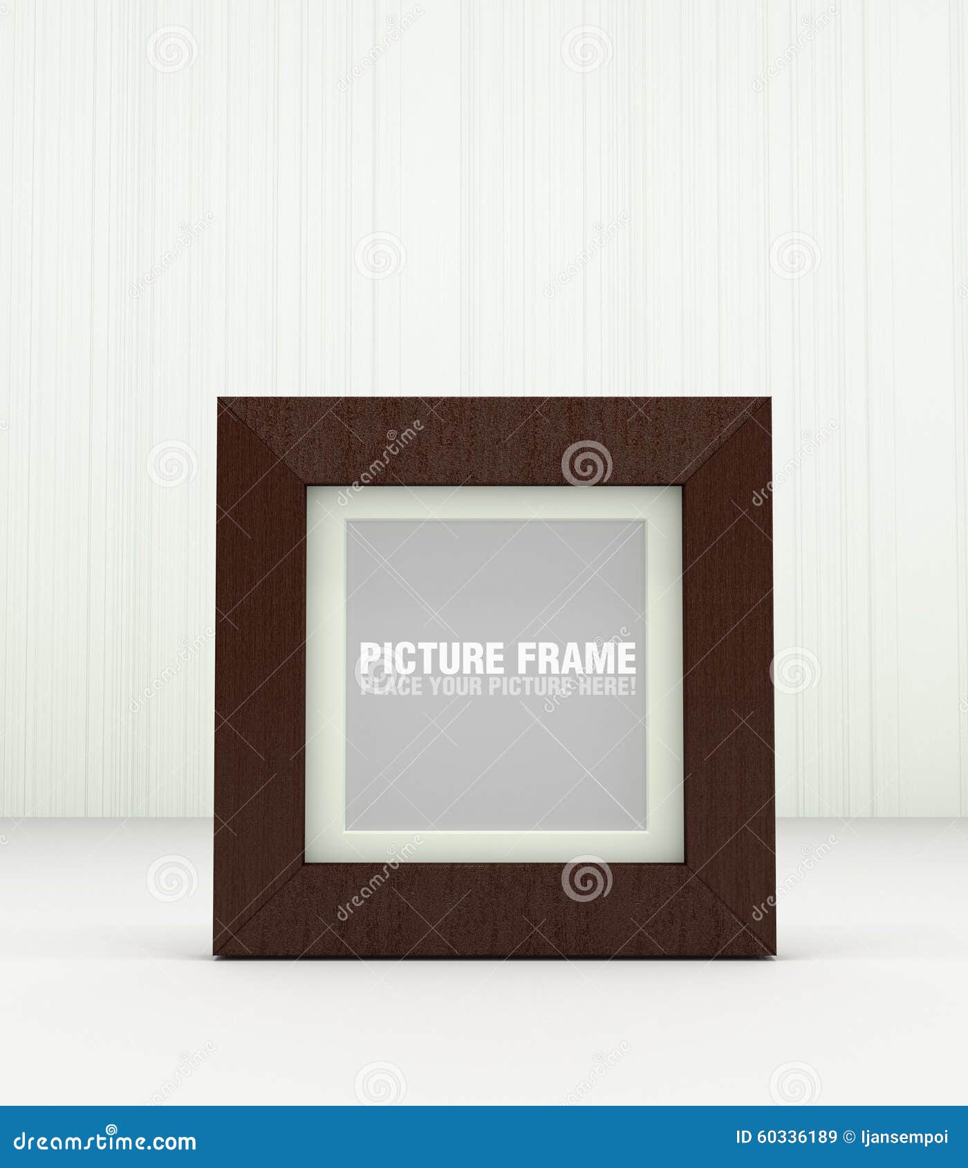 Square Wooden Picture Frames Stock Illustration - Illustration of style ...