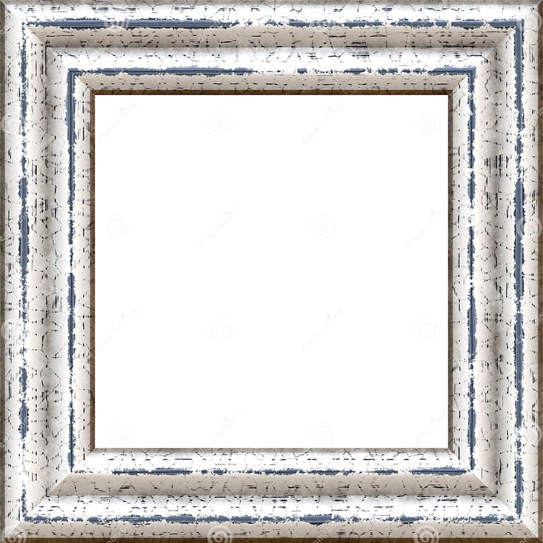 Square wooden plank frame stock illustration. Illustration of molding ...