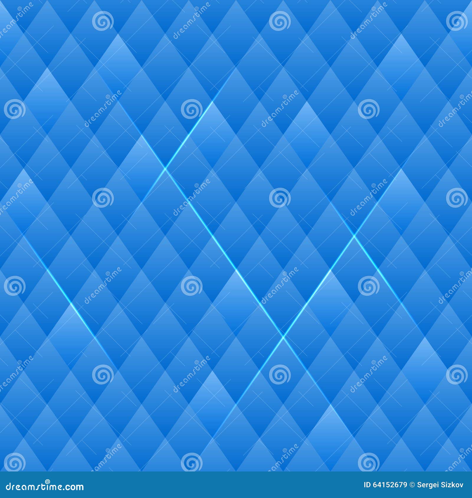 Squared Blue Seamless Pattern. Vector Stock Vector - Illustration of ...