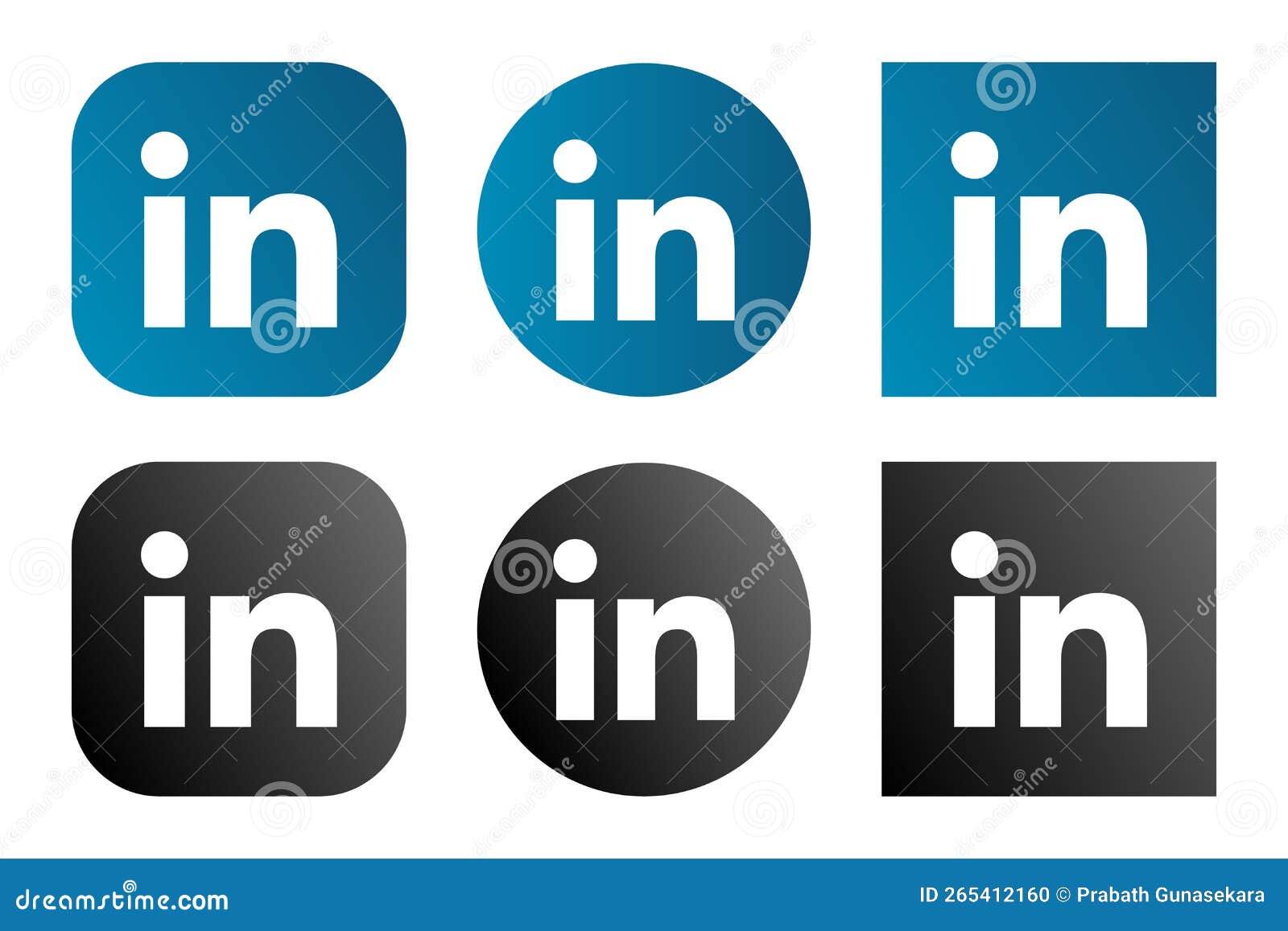 Linkedin Round Logo