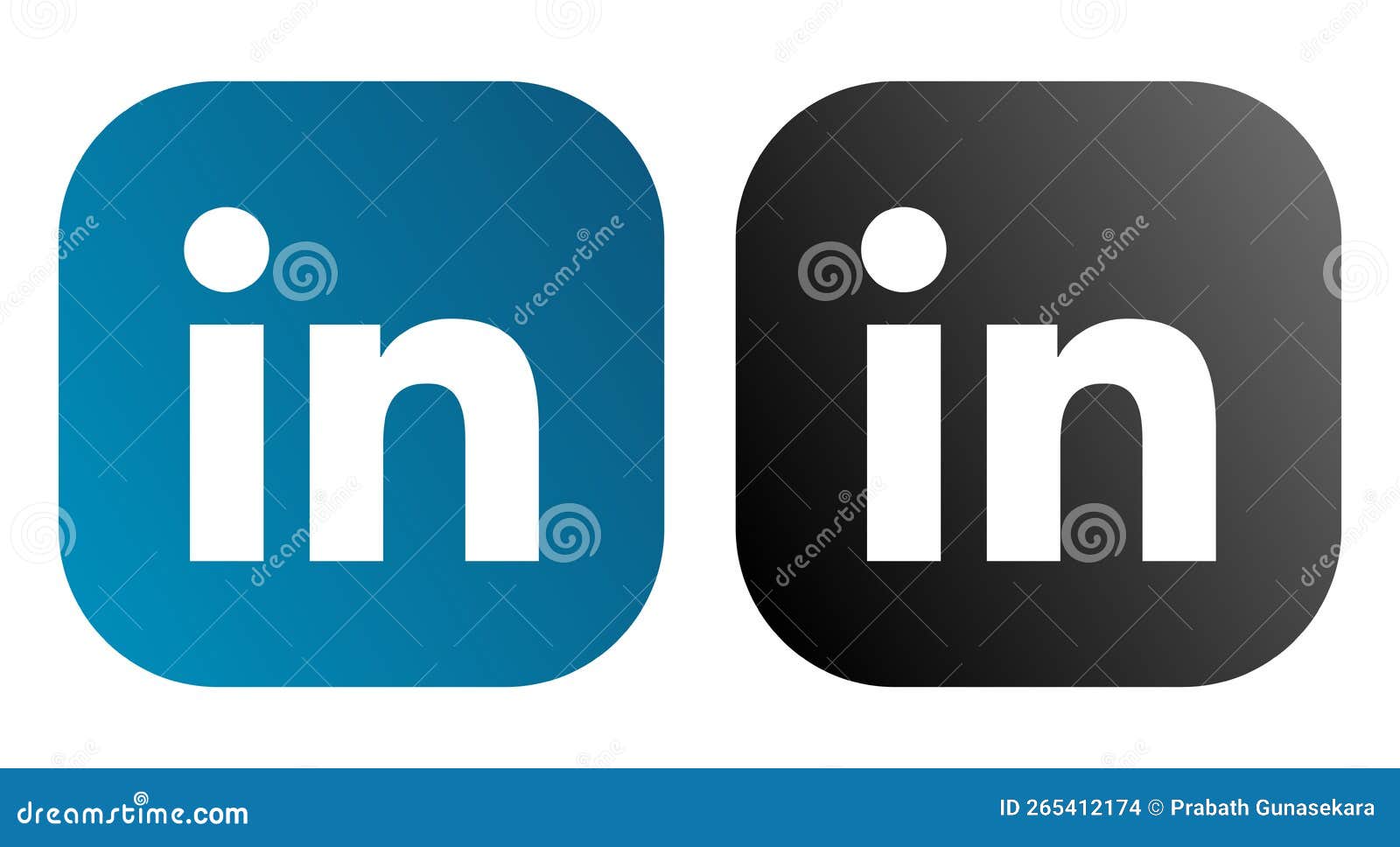 Linkedin Icon Round