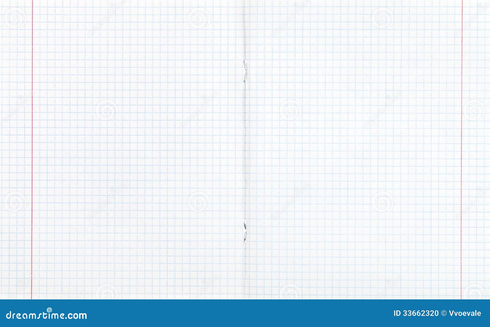 Squared Double-page Spread With Red Margin Stock Photo - Image of ...