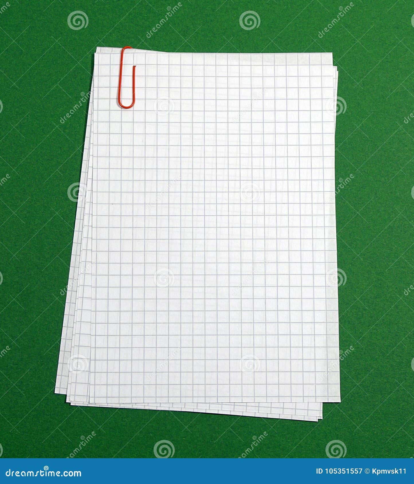 Squared paper sheet stock image. Image of notes, piece - 105351557