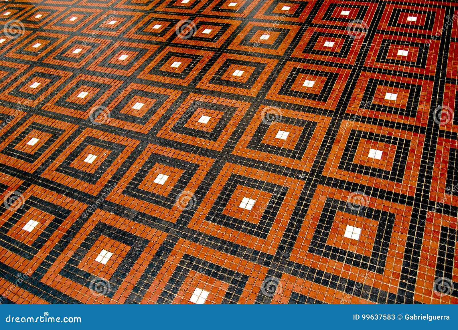 Squared Pattern on the Floor Stock Image - Image of bright, culture ...