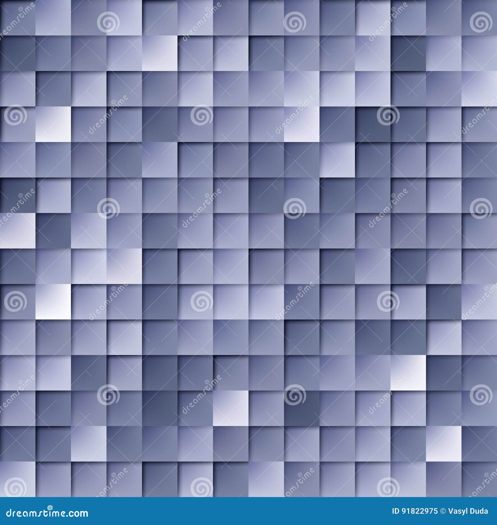 Squared Tiles stock vector. Illustration of retro, random - 91822975